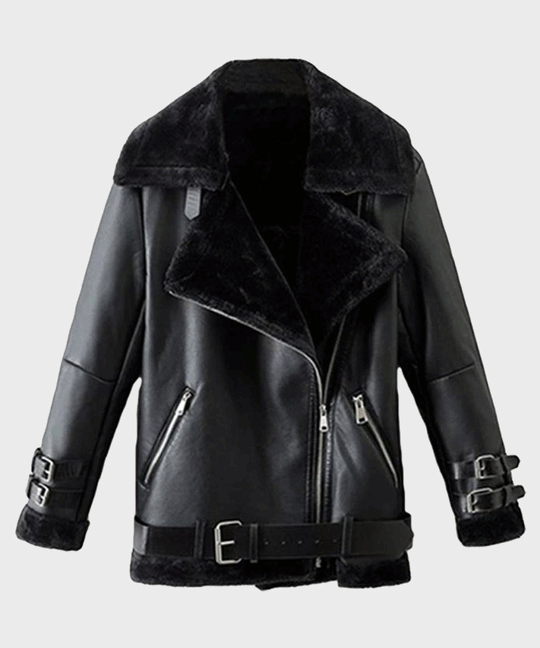 Warm & Chic Winter Leather Jacket – rfxleather.com