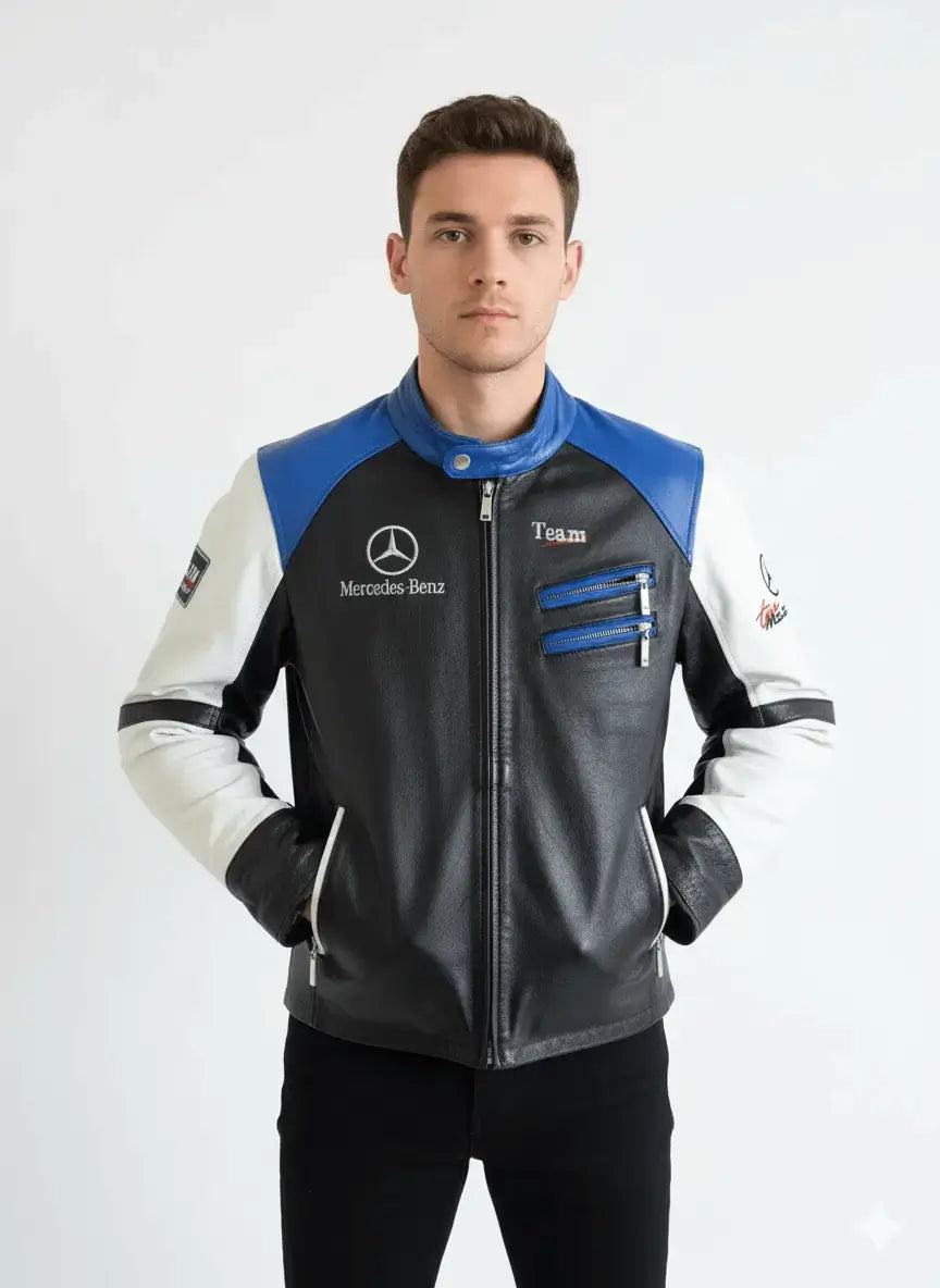 Buy Mercedes Benz Formula 1 Leather Jacket – rfxleather.com
