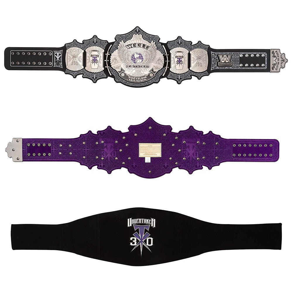 The Undertaker 30 Years Signature Series Championship Mini Title Belt ...